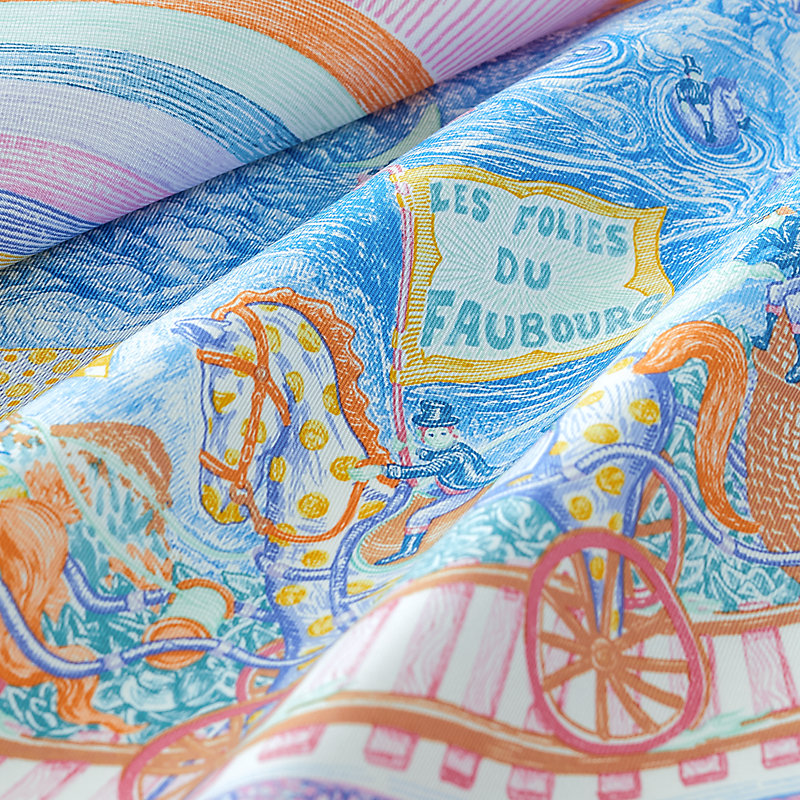 Les Folies du Faubourg scarf 90 | Hermès Mainland China Les Folies du Faubourg scarf 90 | Hermès Mainland China